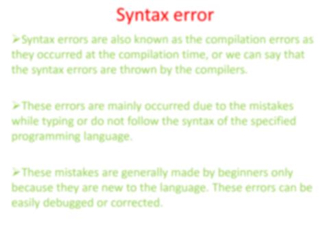 SOLUTION Programming Common Errors In C Studypool
