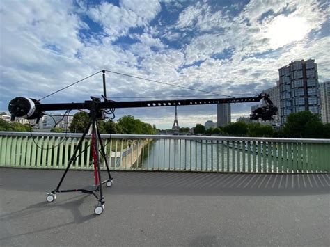 China 40ft Movie Jib Triangle Jimmy Jib Camera Crane For Sale Manufacturers And Factory