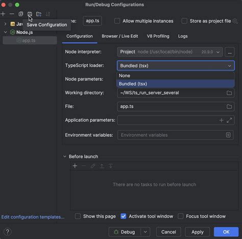 Running And Debugging Typescript Intellij Idea Documentation