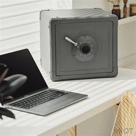 Умный сейф Xiaomi CRMCR Retro Mechanical Smart Safe Deposit Box Grey ...