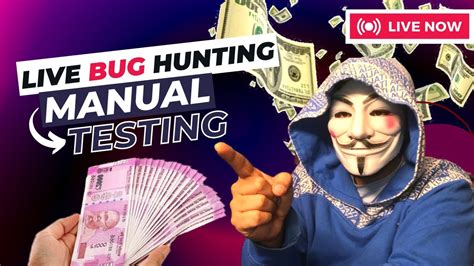 Live Bug Hunting Manual 😲 Bug Hunting For Beginners Bug Bounty For