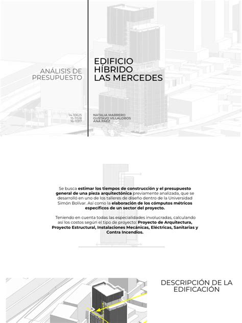 Edificio Hibrido Presupuesto Pdf