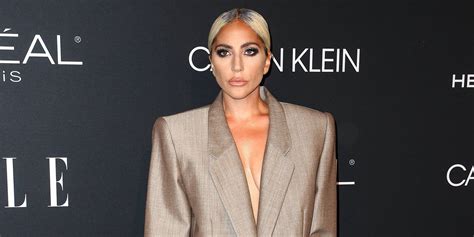Lady Gaga Wore Marc Jacobs Suit For Elle Women In Hollywood Paper