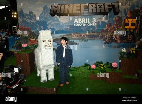 Mexico City Mexico 22nd Mar 2025 Actor Sebastian Eugene Hansen