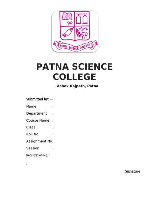 Assignment Format Pdf