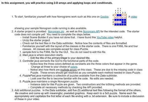 In This Assignment You Will Practice Using 2 D