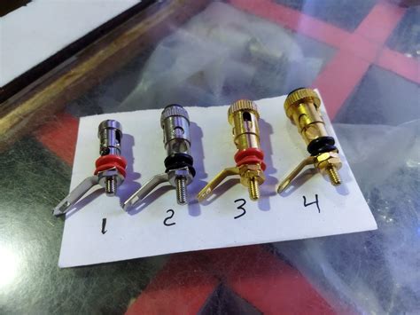 Bx Speaker Terminal Spring Loaded Push Type Red Black At 20 Piece In New Delhi