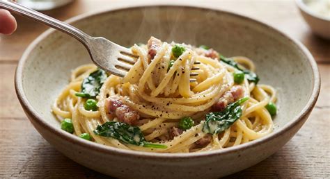 Nutritious Warm Carbonara