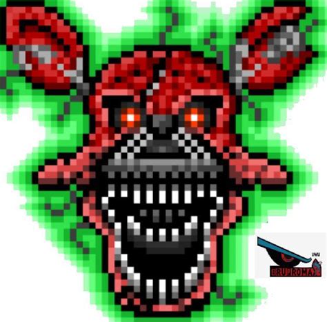 Como Hacer A Nightmare Foxy Pixel Dibujos Fnaf Dibujos Artistas