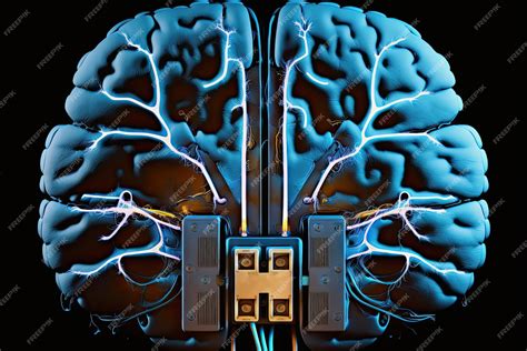 Premium Ai Image Generative Aiillustration Visualization Of Computed Tomography Mri Of The Brain