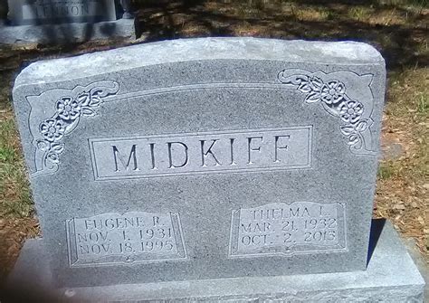 Eugene Robert “gene” Midkiff Sr 1931 1995 Find A Grave Memorial