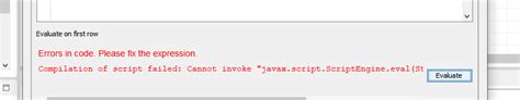 Error In Column Expression Node Knime Analytics Platform Knime