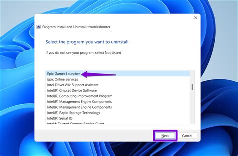 Ways To Fix Cant Uninstall Epic Games Launcher From Windows Guiding Tech
