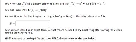 Solved You Know That F X Is A Differentiable Function And Chegg Com