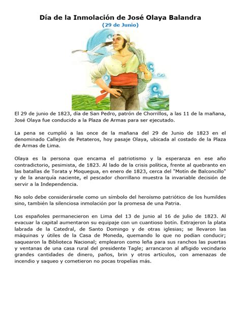 Calendario Civico 5to Julio Pdf América Del Sur Perú