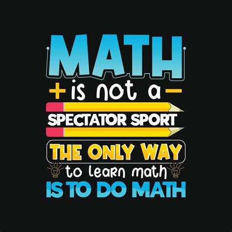 Math T Shirt Design 21118798 Vector Art At Vecteezy