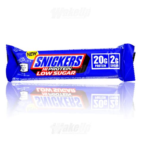 Snickers Hi Protein Low Sugar Bar 57 G — 20 G Protein 19 G Sugars