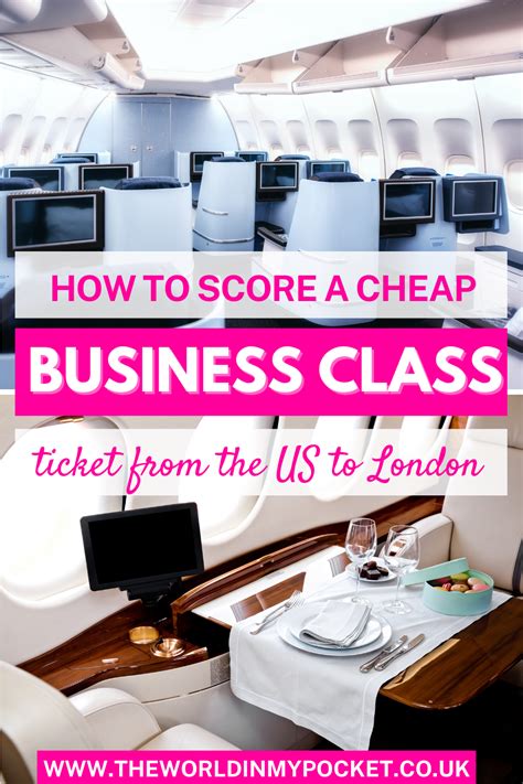 How To Get Cheap Business Class Tickets To London