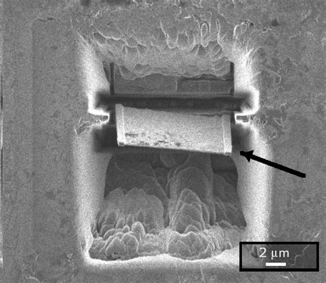 Focused Ion Beam Milling And Lifting Of Sample For Transmission