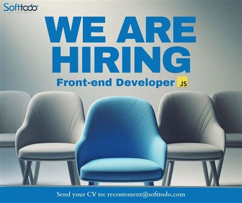 Softtodo On Linkedin Frontenddeveloper Webdevelopment Itjobs