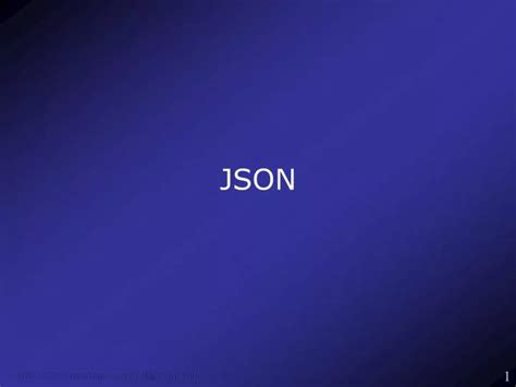 Ppt Json Powerpoint Presentation Free Download Id5093743