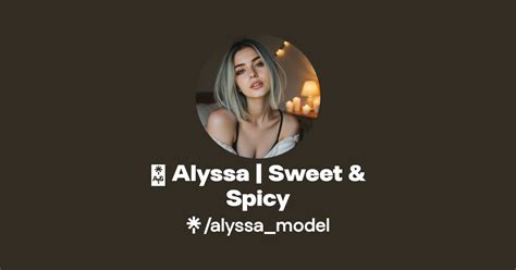 🔥 Alyssa Sweet And Spicy Instagram Tiktok Linktree