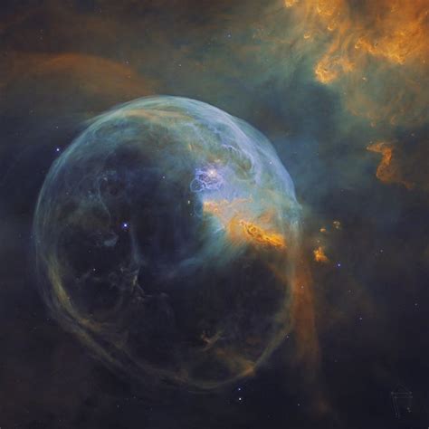 Ngc 7635 Bubble Nebula Hubble Space Telescope Data Edit By Allan Alaoui