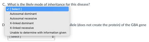 Solved Below Is A Pedigree Tracking A Disease That Results