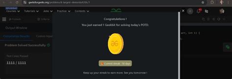 Coding Dsa Problemsolving Consistency Geeksforgeeks 100daysofcode