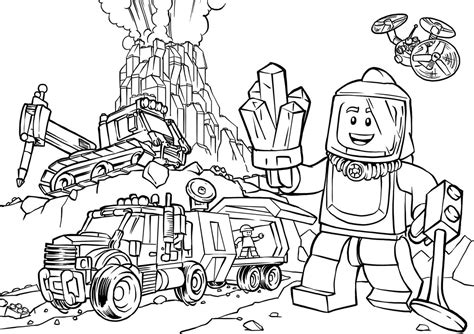 Lego City Coloring Pages Coloringlib