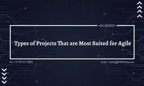 Types Of Projects That Are Most Suited For Agile