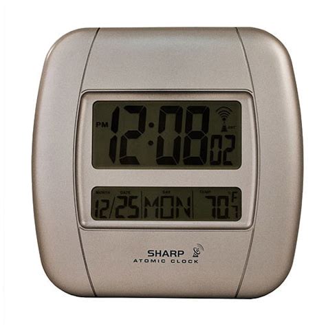 Sharp Atomic Digital Wall Clock