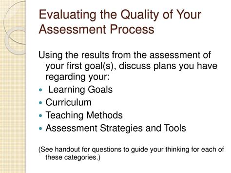 Ppt Interpreting And Using Assessment Results Powerpoint Presentation