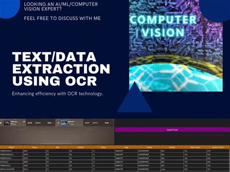 Text Data Directly Or In The Table From Pdf And Images Using Ocr Upwork
