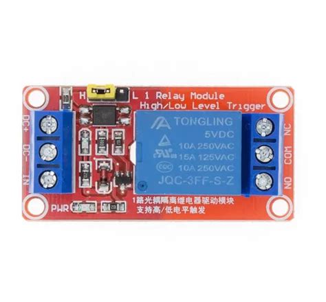 Modulo Relé 1 Canal Maneja Cargas De Hasta 250ac Y 10a