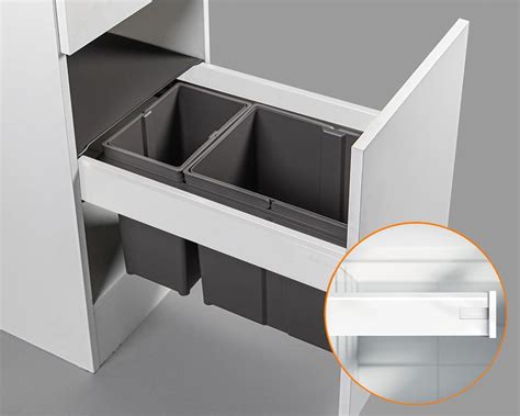Blum Tandembox Antaro Standard Drawer M Height 83mm 65kg 500mm Silk White With Blumotion Orion