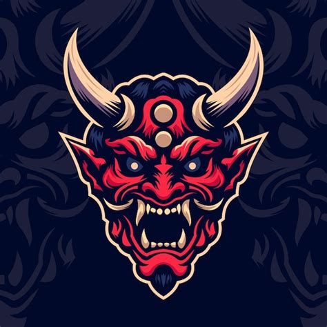 Oni Head Vectors And Illustrations For Free Download