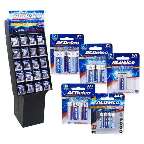 Wholesale Acdelco Super Alkaline Batteries Aaa Aa C D 9v Assorted