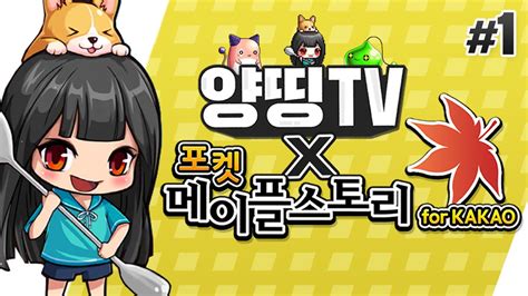 양띵 양띵 라이딩 받으세요 동영상 참고 하루아침에 졸부가 된 양띵의 포켓 메이플스토리 For Kakao 플레이 1편 양띵의 모바일 게임 Youtube