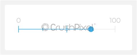 Slider With Dividers UI Element Template Stock Vector Crushpixel