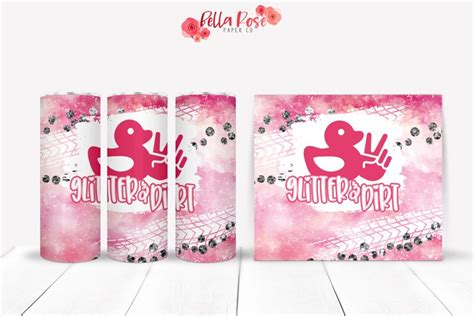 Glitter And Dirt Wave Dammit Duck 20oz Tumbler 2552764