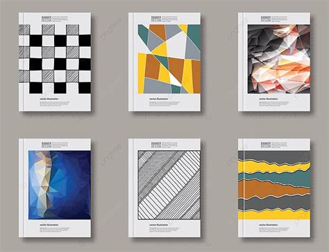 Set Of Abstract Design Templates Sticker Pattern Modern Vector Sticker Pattern Modern Png And