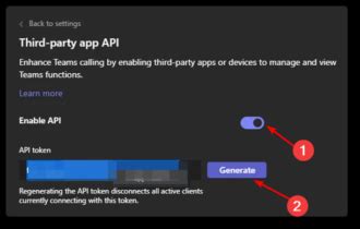 How To Enable API Key Availability In Microsoft Teams