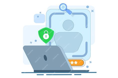 Premium Vector Facial Recognition Technology Concept Or