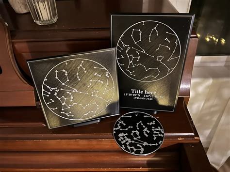 Customizable Star Map Ornament Parametric By Ereeb Makerworld