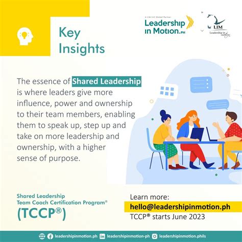 Tccp Coaching Teamcoach Sharedleadership Lim Limph Leadership