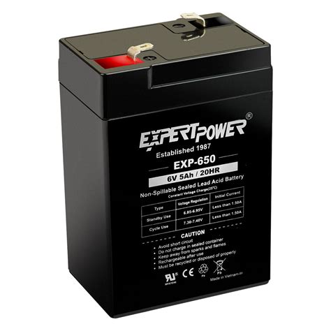 EXP650 6V5Ah | ExpertPower Direct