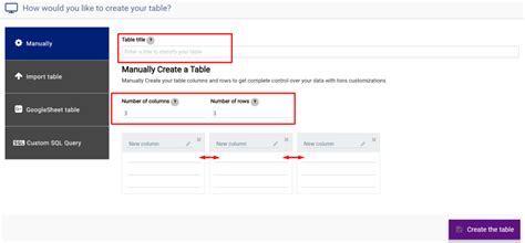 2 Create Data Table Pubydoc Data Tables And Charts Wordpress Plugin