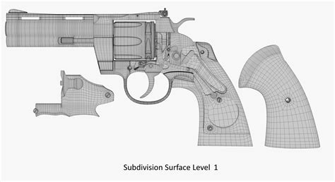 Colt Python 2020 4 3d Model Turbosquid 1512021