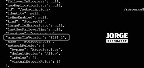 How To Configure Your Azure Storage Account To Use Tls Version 12 · Jorge Bernhardt